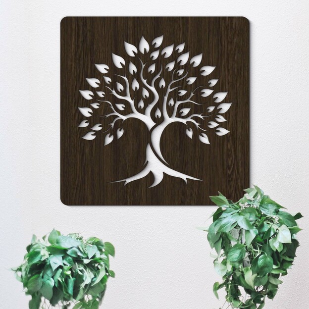 Arbori ai vieții din lemn pentru perete | DUBLEZ
